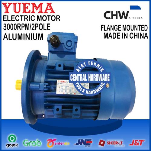 Jual ELECTRIC MOTOR YUEMA SA 4KW 5.5HP 3000RPM 2POLE 3PHASE B5 112M-2 FLANGE - Jakarta Pusat ...