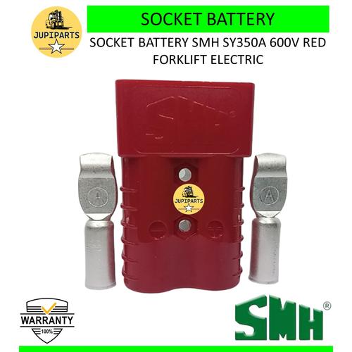 Jual Socket Battery SMH SY350A 600V Red For Forklift Electric - Kota ...