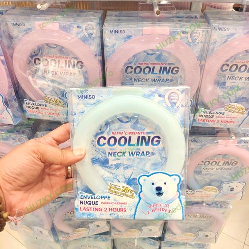 Jual MINISO Neck Wrap Fast Cooling Series Pendingin Leher Purple Blue ...