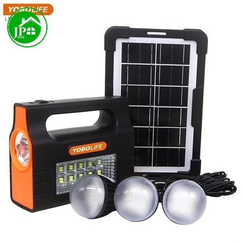 Jual solar digital kit lampu panel surya dengan 3 bohlam yobolife Lm ...