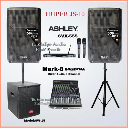 Jual Paket Sound System Speaker Aktif HUPER JS10 Subwoofer 15 Inch ...