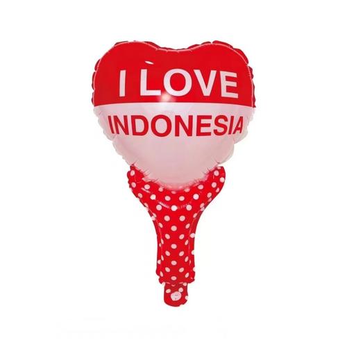Jual balon dirgahayu ri balon love merah putih balon kemerdekaan balon ...