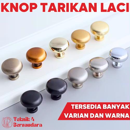 Jual Knob Knop Tarikan Pegangan Handle Laci Pintu Lemari Bintik Emas ...