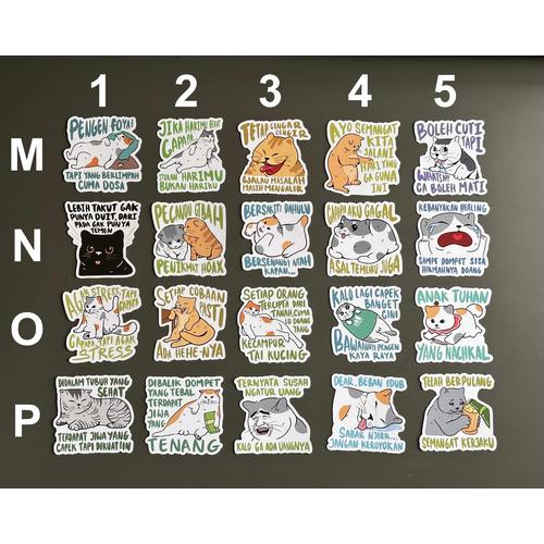 Jual Sticker Kucing Mental Illness EDISI 4 - Jakarta Barat - Popejoyy ...