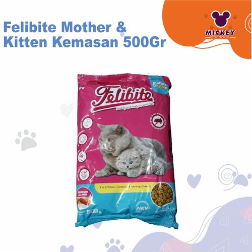 Jual Felibite Mother and Kitten 500 gram - Salmon Ikan - Kota Malang - MickeyPetshop | Tokopedia