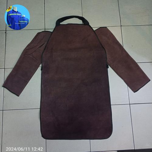 Jual APRON LAS DADA + LENGAN KULIT SET WARNA COKLAT - Jakarta Barat ...