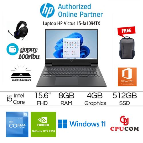 Jual HP Victus 15-fa1094TX i5-12450H RTX2050 512GB SSD 8GB 144Hz Win11 ...