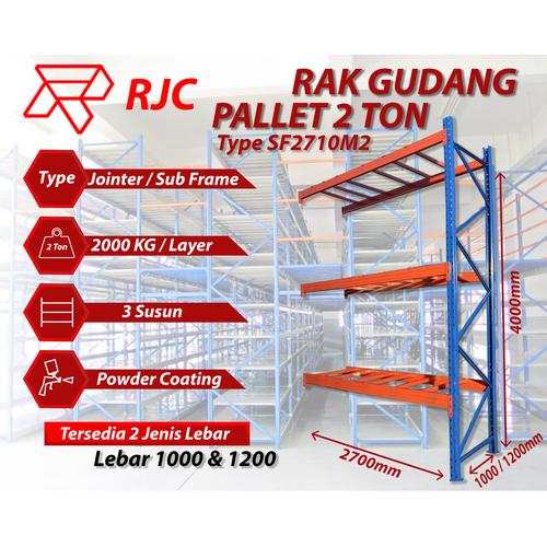 Jual Rack Pallet Heavy Duty 2 Ton Pallet Racking pabrik Sub Frame ...