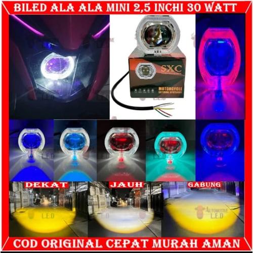 Jual Projie Biled Ala Ala Motor 2,5" inch Laser Cut Off Shroud Angel ...