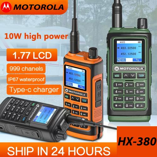 Jual Handy Talky Motorola HX380 Walkie Talkie 10 Watt HT Mini Jarak ...