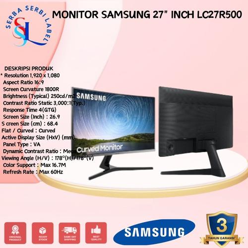 Jual SAMSUNG 27" inch C27R500 FHD LED Curved Monitor LC27R500 Harga ...
