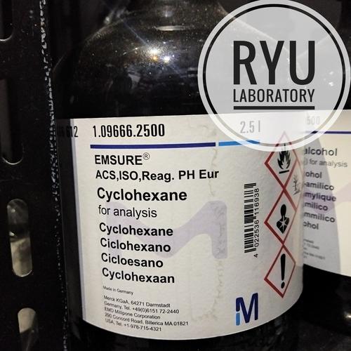 Jual CYCLOHEXANE / SIKLOHEKSANA / C6H12 MERCK 109666 2,5L - Kab ...
