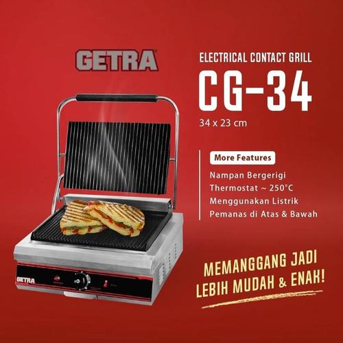 Jual GETRA Electric Contact Grill CG-34 / Mesin Pemanggang Listrik ...