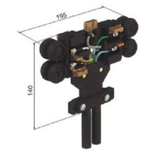 Jual Current Collector 52JD-7/40 Enclose Busbar 7Pole 40Ampere Power ...