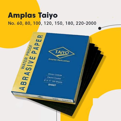 Jual TAIYO AMPLAS DUCO DUKO KERTAS AMPLAS TAIYO / AMPLAS LEMBARAN MURAH ...