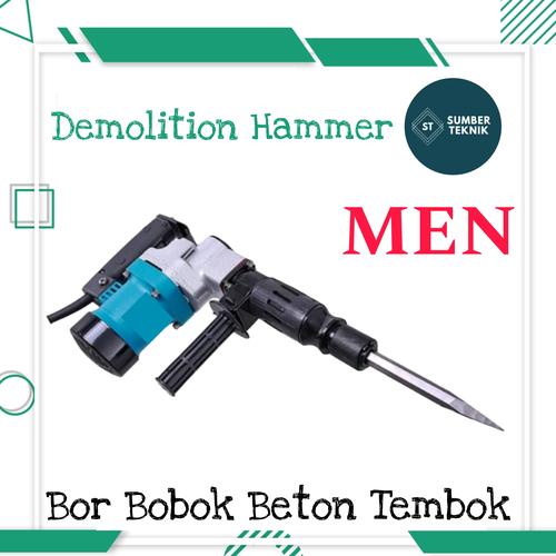 Jual MEN Mesin Bor Demolition Jack Hammer Bobok Tembok Beton Heavy Duty ...