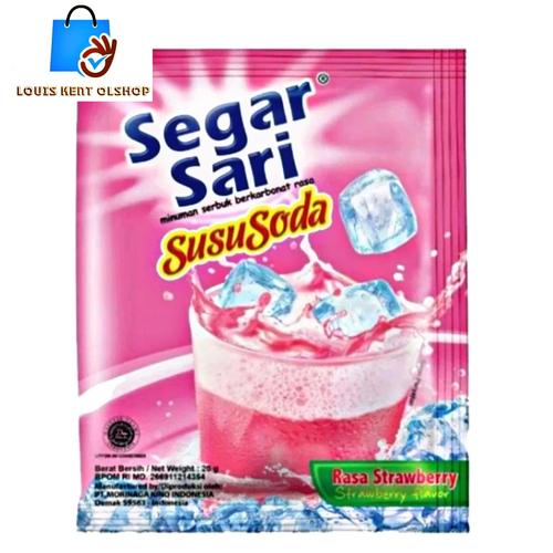 Jual Segar Sari Susu Soda Renceng Rasa Strawbery - Kota Surabaya ...