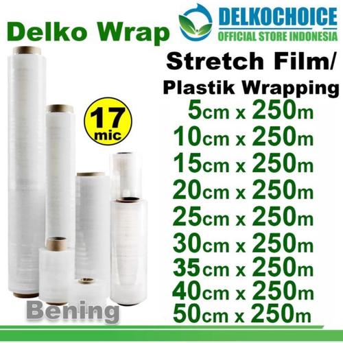 Jual Plastik Wrapping Barang Bening / Hitam 30cm x 250m - Bening - Kota ...