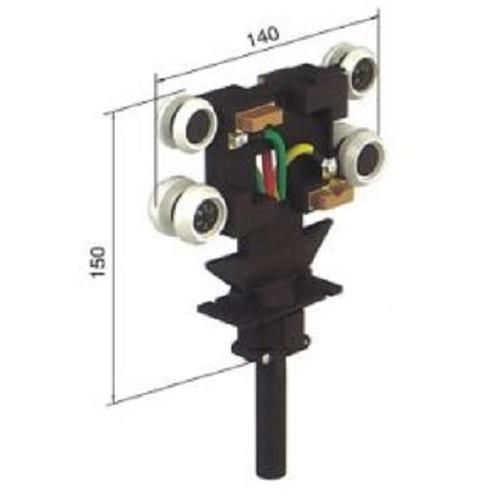Jual Current Collector 52JD-4/40 Enclose Busbar 4Pole 40Ampere Power ...