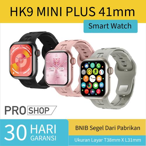 Jual HK9 Mini Plus Smart Watch AMOLED Titanium Bluetooth TWS - Titanium ...