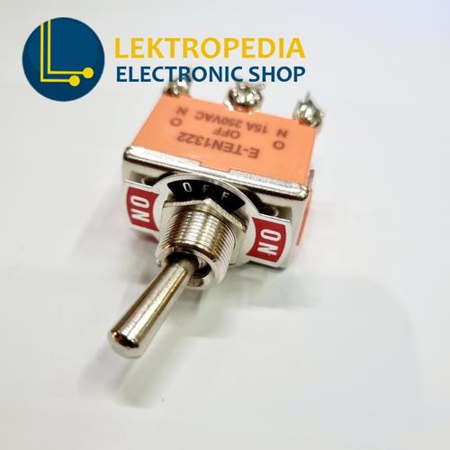 Jual Toggle 6p On Off On 15A Besar Murah 6 pin kaki Switch Saklar Togle ...