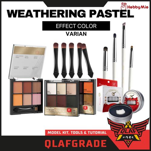 Jual Weathering PASTEL Hobby mio - skin dust chipping brush cleaning color pastel efek kulit ...