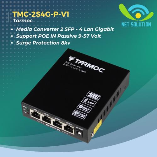 Jual Tarmoc TMC-2S4G-P-V1 | Media Converter 2 SFP 4 LAN Gigabit ...