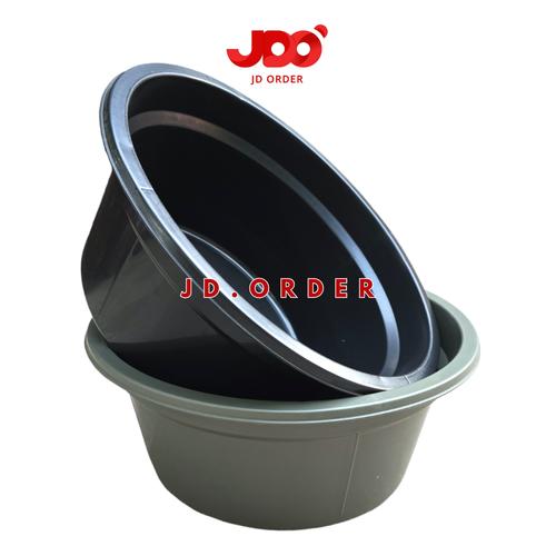 Promo Bak Air Plastik 20 Liter Ember Baskom Plastik Besar USA - Abu-abu ...