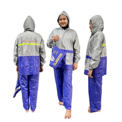 Jual Jas Hujan Setelan Jaket Celana Spartan Gladiator JC-101 PVC Lentur Waterproof All Size ...