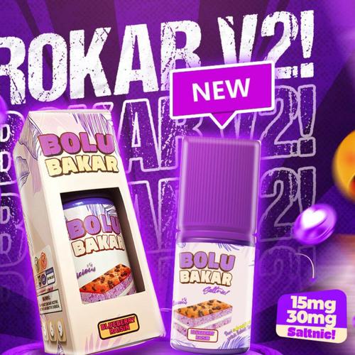 Jual Bolu Bakar V2 Blueberry Raisin Salt Nic 30ML by Java Juice / Liquid Bokar V2 Salt - SALT ...