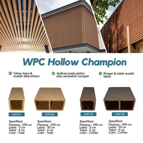 Jual Partisi ruangan WPC Hollow/WPC Timber tube harga perbatang - CHC ...