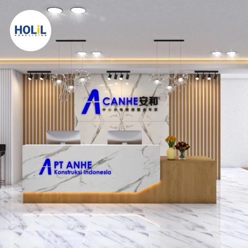 Jual meja resepsionis kasir / receptionist desk / meja lobby hpl taco ...