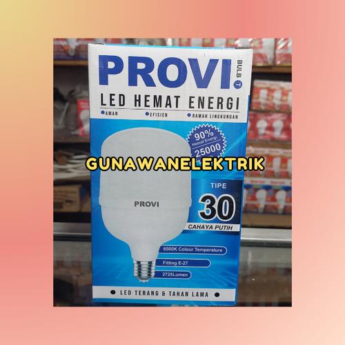 Jual Lampu LED Provi T 30 Watt, 30W, hemat energi, cahaya putih, Provi ...