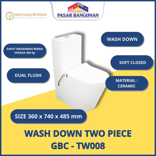 Jual Wash Down Two Piece GBC-TW008 Kloset Duduk - Kab. Gresik - Pasar ...