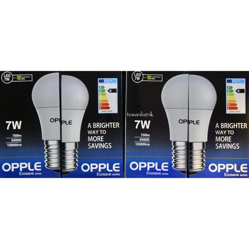 Jual Opple LED Bulb EcoSave LED-E1-P45-E27-5W,7W,9W,12W,14W-3000K ...