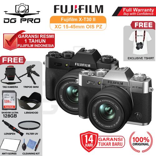 Jual Fujifilm X-T30 II Kit 15-45mm OIS PZ - Kamera Mirrorless Fuji XT30II - XT-30II - KIT LENSA ...