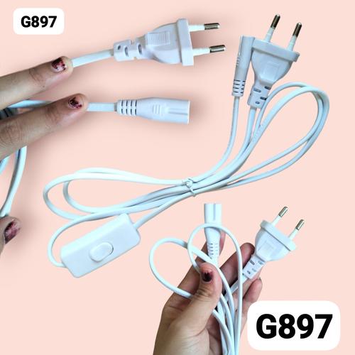 Jual G897 ORIGINAL KABEL SAMBUNGAN TIPE ANGKA 8 SAKLAR ON OFF CABEL ...