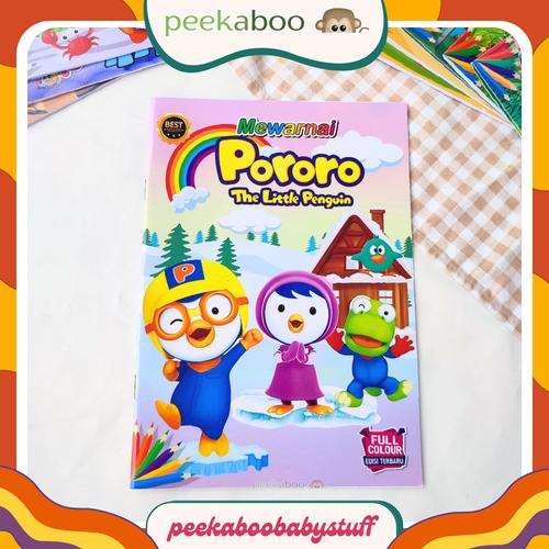 Jual BUKU MEWARNAI FULL COLOUR A5 - PORORO - FC || WARNA FULL COLOR ...