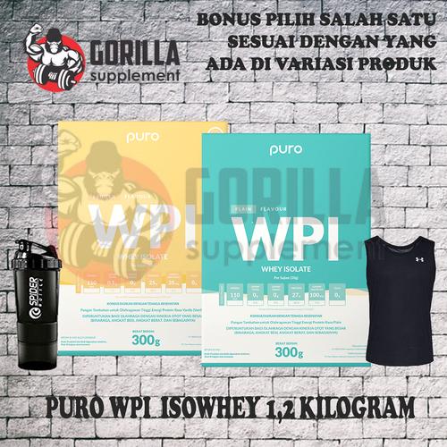 Promo PURO ISOPRO 1.2KG 1200 Gram WPI Whey Protein Isolate BPOM HALAL ...