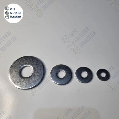 Jual RING PLAT LEBAR M22 Stainless steel 304 | Washer Plat M22 SS304 ...
