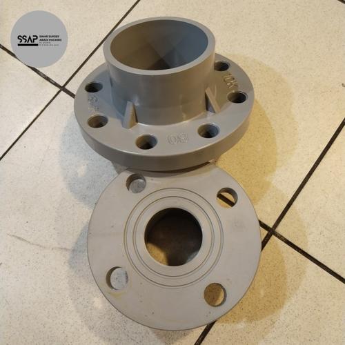 Jual Flange pvc jis 10k ukuran 4" inch / DN100 Flange PVC JIS 10K ...