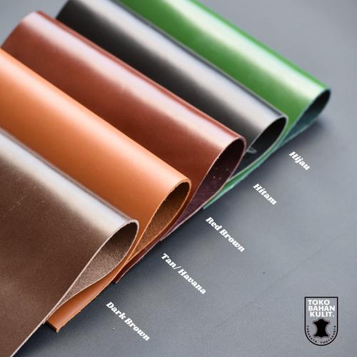 Jual Kulit sapi lembaran pull up ukuran A4 - Cokelat, A4 - Kota ...
