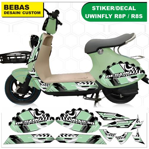 Jual STIKER Sepeda Listrik DECAL STRIPING SETIKER Merek Uwinfly R8P ...