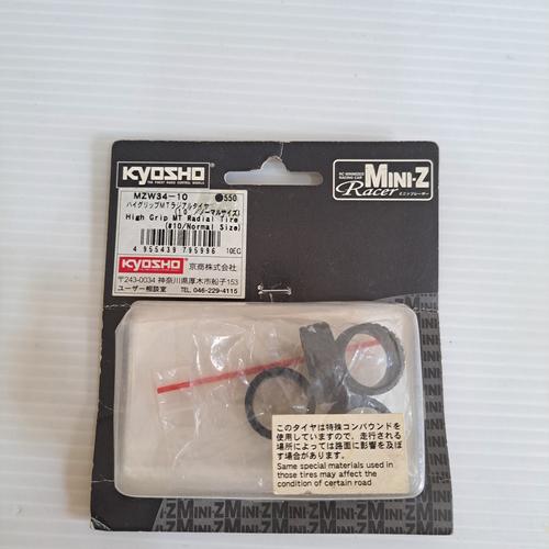 Jual Kyosho Mini Z Option part. MZW34-10 High Grip Radial tire set 10 ...