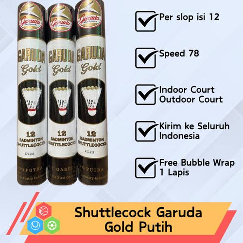 Jual SHUTTLECOCK GARUDA GOLD PUTIH - Jakarta Barat - WEXA SPORT | Tokopedia
