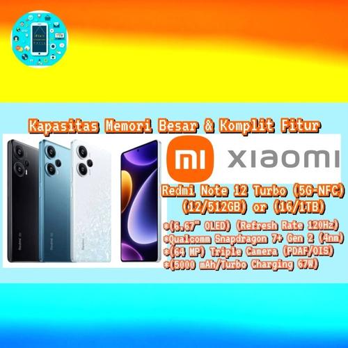 Jual Redmi Note 12 Turbo (5G) (RAM 16GB+RAM Plus/Internal Memori 1TB ...