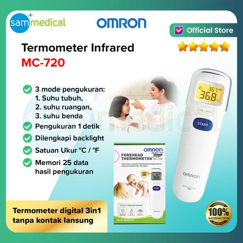 Promo OMRON Thermometer Infrared / Thermometer Digital Infrared ...