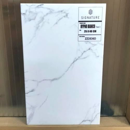 Jual Signature Hypno Bianco 25x40 kw 2 Glossy keramik dinding /wall ...