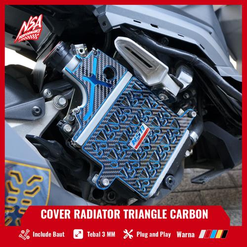 Promo COVER RADIATOR VARIO ADV PCX 160 TRIANGLE SERIES CARBON TUTUP ...