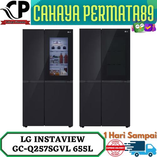 Promo LG GC-Q257SGVL KULKAS SIDE BY SIDE 655L INVERTER LG INSTAVIEW GCQ257SGVL Cicil 0% 3x ...